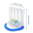 Deep Breathing Exerciser，Peak Flow Meter for Lungs Training, Breathing ...