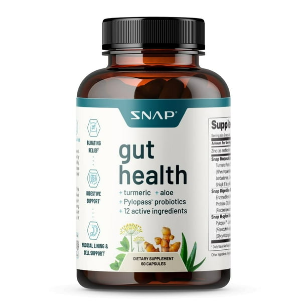 Suplementos Snap Supplements Gut Health para hombres y mujeres ...