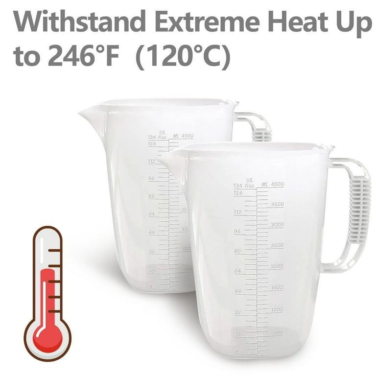 1 Gallon Plastic Measuring Cup Batavia Restaurant Supply 4314507