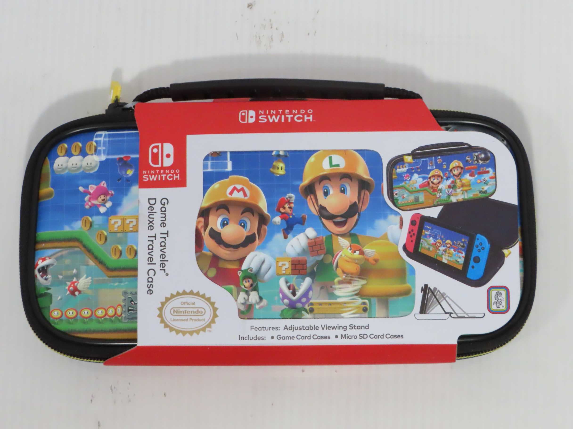 Nintendo Switch Mario Maker 2 Carrying Case ? Protective Deluxe Travel ...