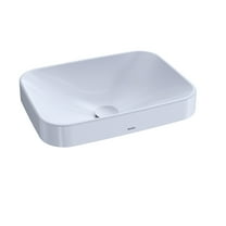 TOTO® 21-1/4" x 14-3/8" Large Rectangular Undermount Bathroom Sink with ...