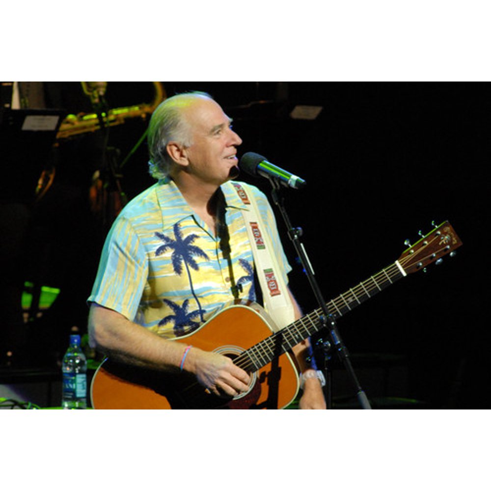 Jimmy Buffett In Concert With Guitar 24X36 Poster - Walmart.com ...