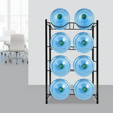 Water Cooler Jug Rack, 4-Tier Heavy Duty Water Bottle Holder Storage ...