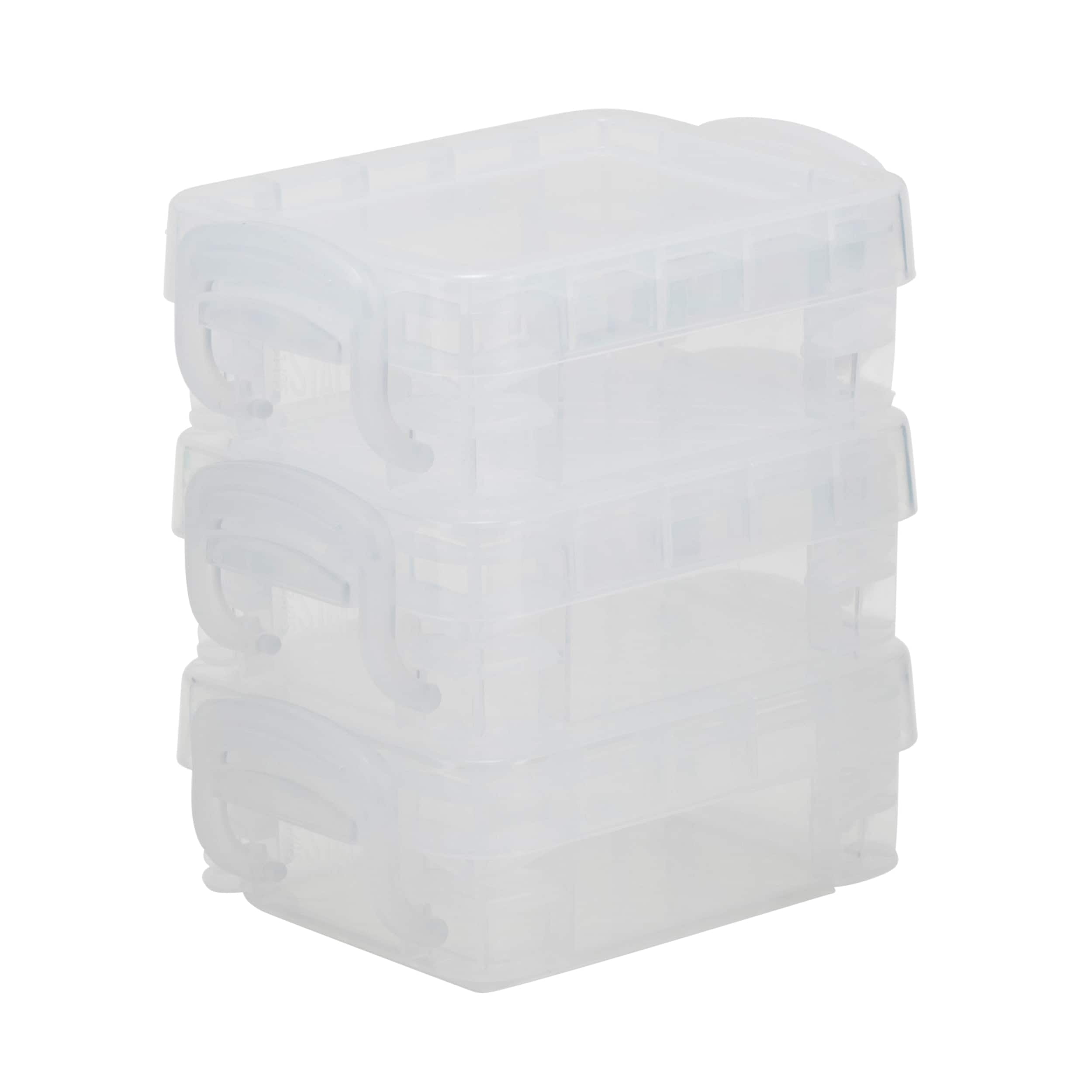 12 Packs: 3 ct. (36 total) Super Stacker® Clear Bitty Boxes - Walmart.com