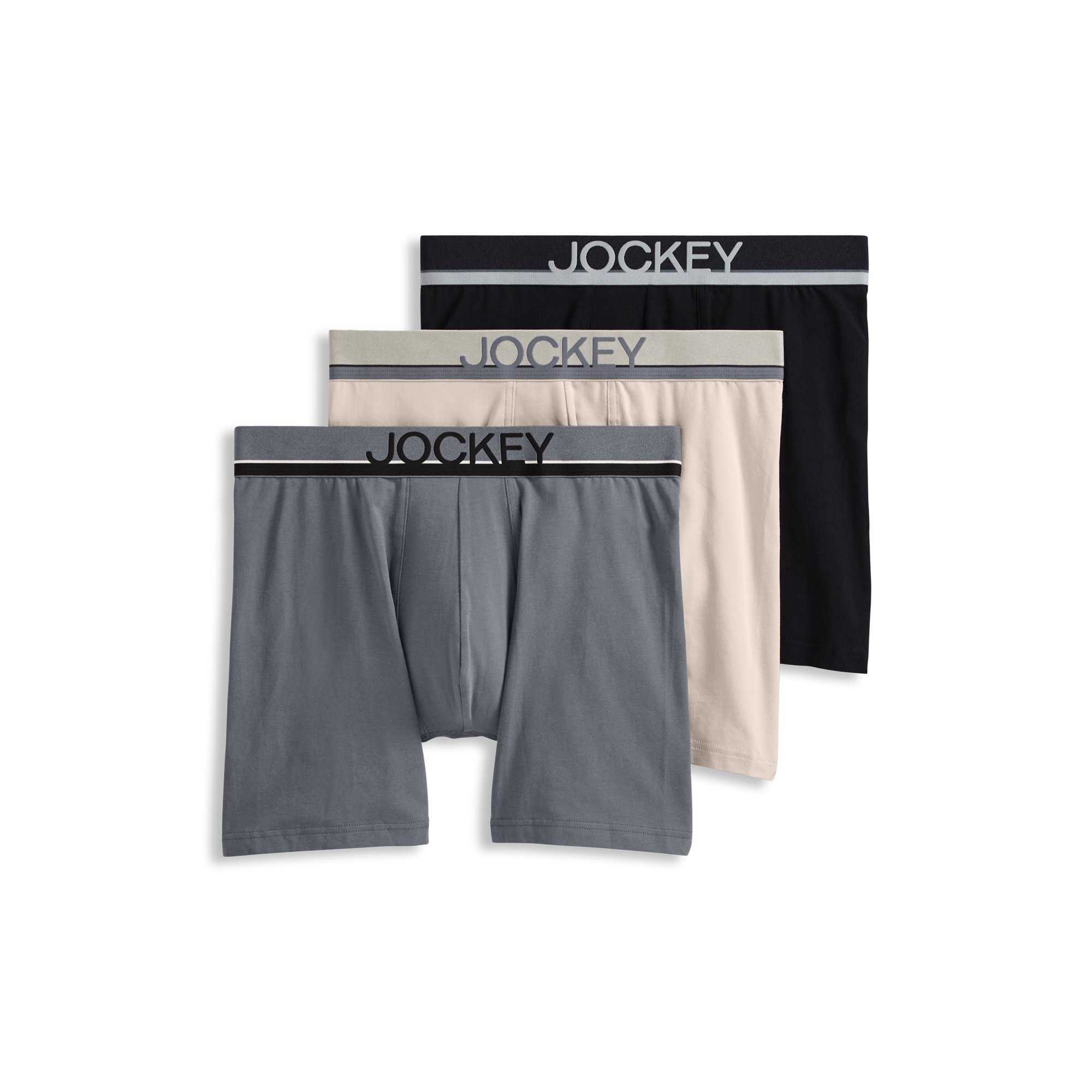 Click here for Jockey Mens True Style 6 Boxer Brief - 3 Pack prices