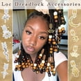 50 count Hair Braids Clips Large Dreadlock Bead Loc Charms Hair Tube ...