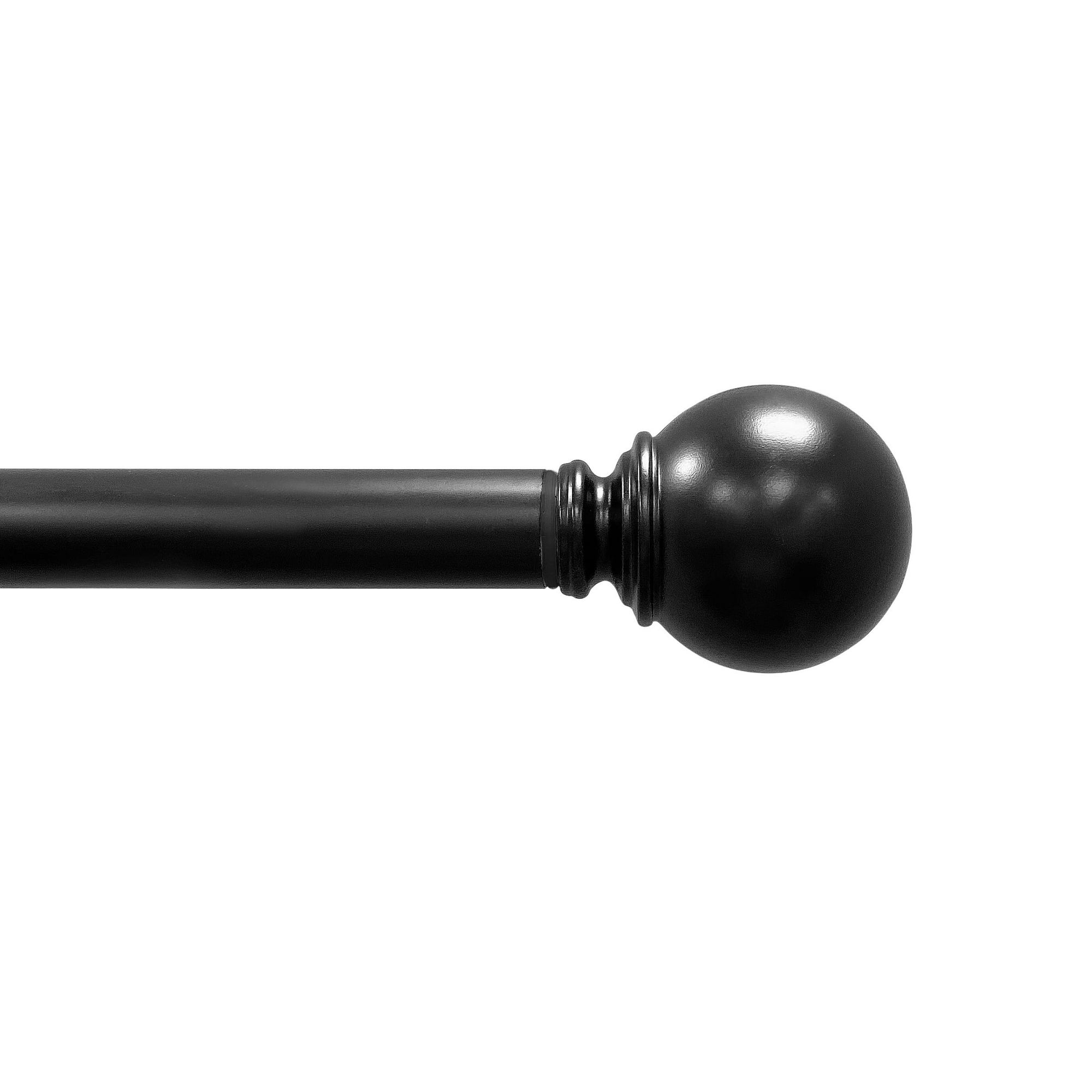 Click here for Mainstays 1 Black Ball Adjustable Curtain Rod  30-... prices