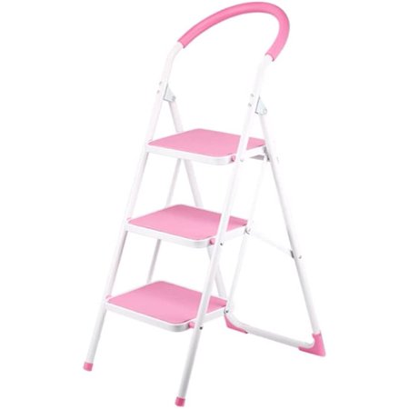 Step ladders Foldable Metal Ladders 3 Step Ladder Folding Step Stool ...