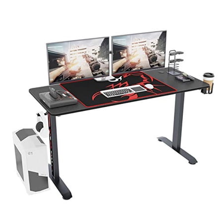 44 inch Gaming Desk Computer Gamer Desk with Water-Proof Mouse Pad T ...