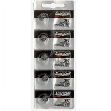 Energizer 393/309 - SR754 Silver Oxide Button Battery 1.55V 5 Pack ...