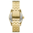 George Men's Gold Watch with Brush Gold Round Case 42mm, Gold Dial, 5 ...
