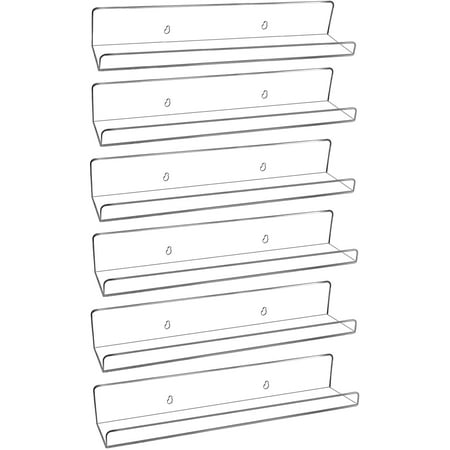 Acrylic Kids Floating Shelves,Adhesive Stickers Window Clear Invisible ...