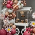 Boho Dusty Pink Balloon Arch Kit, Neutral Retro Macaron Pink White ...