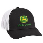John Deere Authentic Licensed Trucker Hat - Black and Green Mesh Ball ...