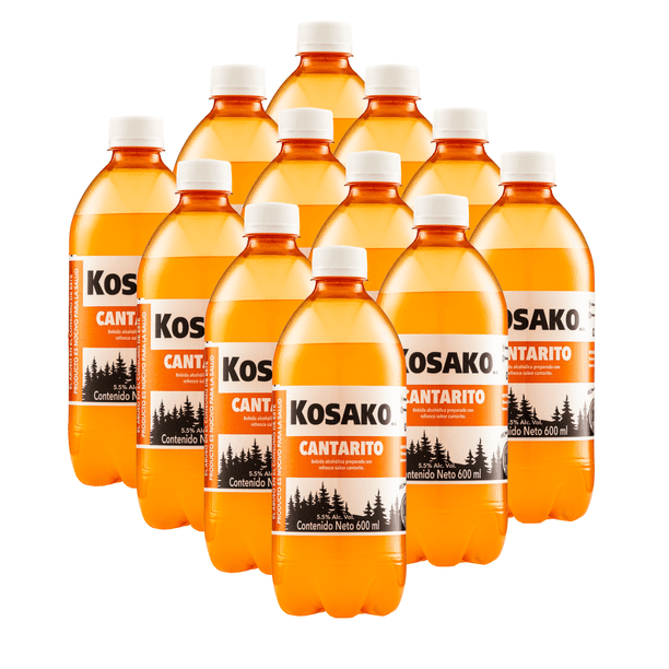 12 Pack Bebida Kosako Cantarito 600 Ml Kosako Bebida Preparada con ...