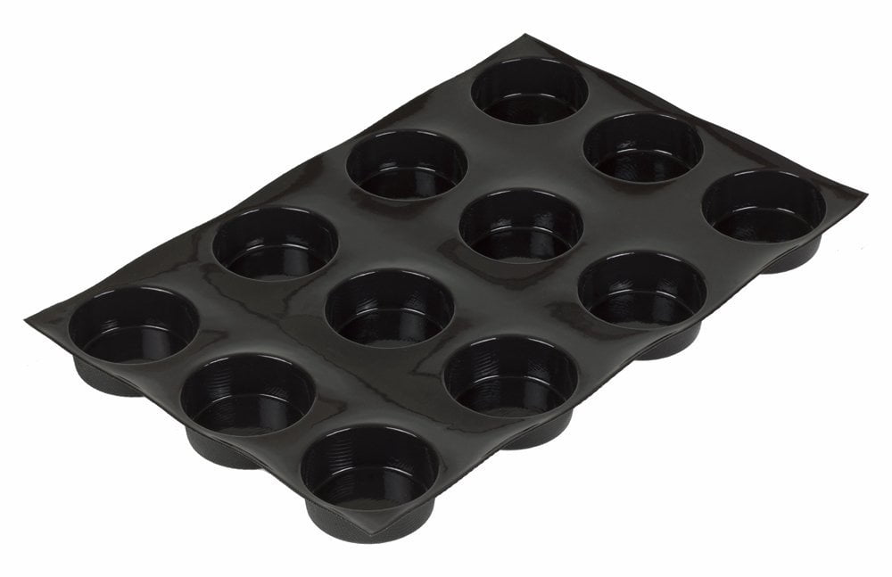 Sasa Demarle FP 01777 Flexipan 8.28-Ounce Tatin Apple Tart Pan with 12 ...