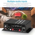 800W 2-Channel Bluetooth Mini HiFi Power Amplifier Stereo Amp for Home ...