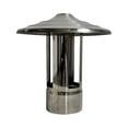 Sunfex Woodburner Chimney Pot Roof Cowl Metal Top Hat Flue Rain Cap