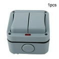 Weatherproof Waterproof IP66 1 Gang 2 Gang Light Switch Outdoor Storm ...