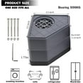Anti Vibration Pads for Washing Machine - Double Heighten Washer and ...