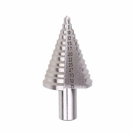 5-35mm Round Shank Step Drill Bit, Multi-function Hole Opener | Walmart ...