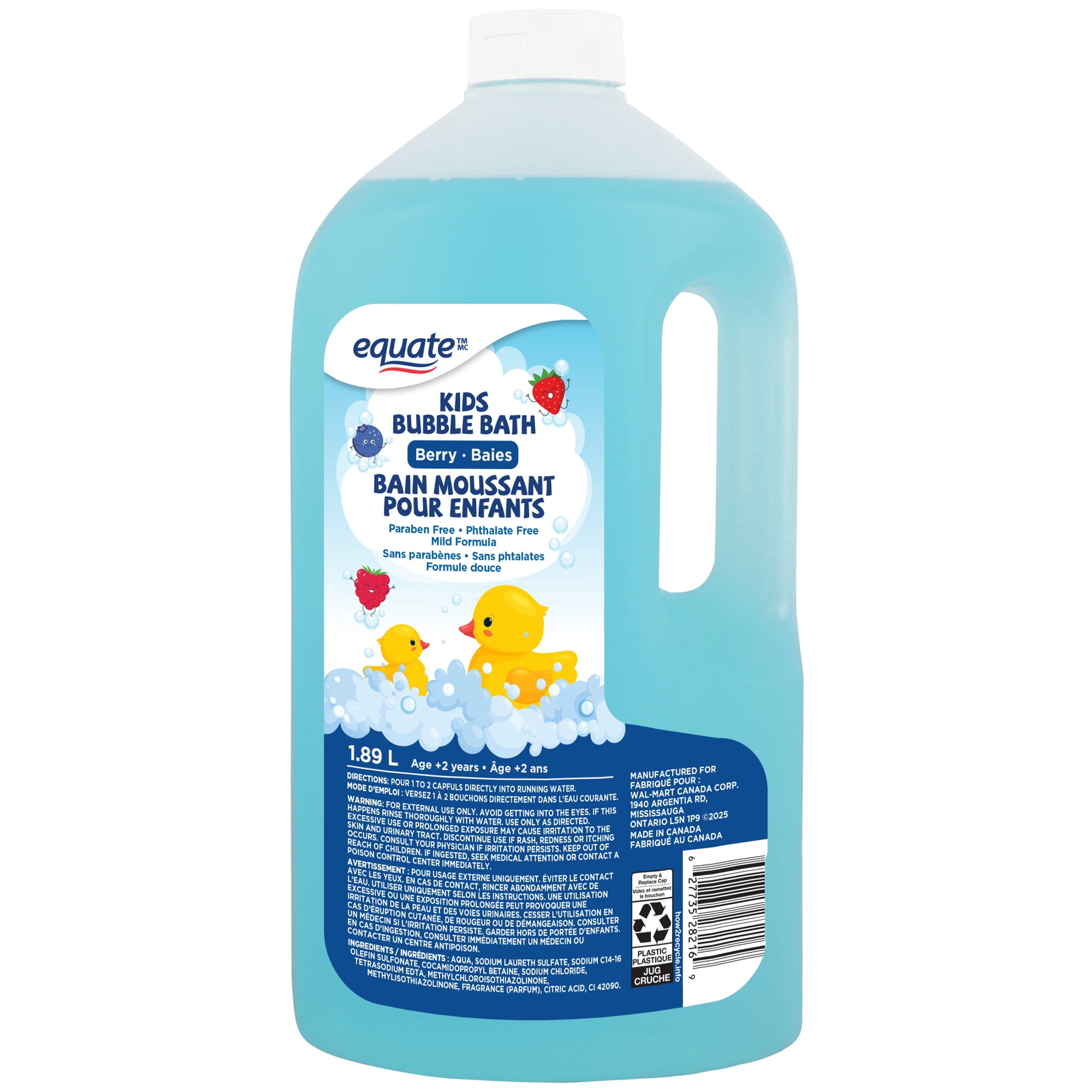 Click here for Equate Berry Kids Bubble Bath 1.89l prices