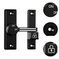 deevoka Door Latch Guard Flip Door Sliding Latch for Barn Sliding Door ...
