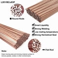 10 Sticks Phosphor Copper Brazing Rods Self Fluxing Welding Rods for ...