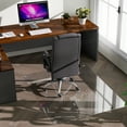 YVANLA 36" x 46" Office Chair Glass Mat for Carpet Tempered Glass Floor ...