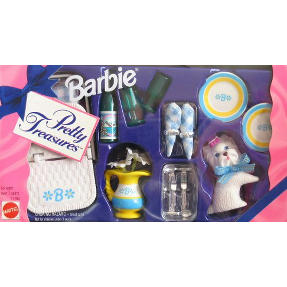 Barbie Pretty Treasures-Picnic Set-1995 - Walmart.com - Walmart.com