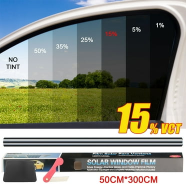 Liwarace VLT Uncut Window Roll Tint Film In FT Feet Car Office Commercial 5% 15% 25% 35% ...