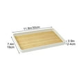 Dessert Tea Tray Multi-Purpose Serving Platter Imitation Wood Grain ...