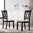 5-Piece Cross-back Chair Set | Enhances Dining Space Appeal ...