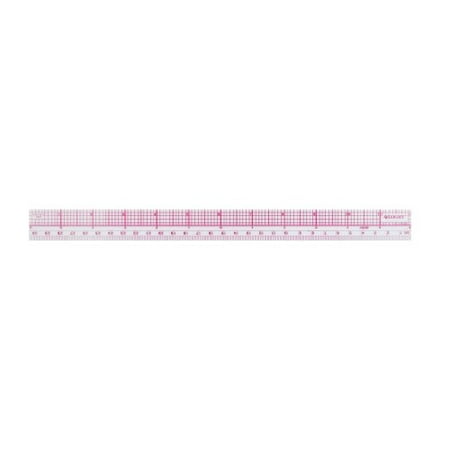 Westcott 10ths/Metric Beveled Ruler, 12-Inch/30cm (B-65), Clear ...