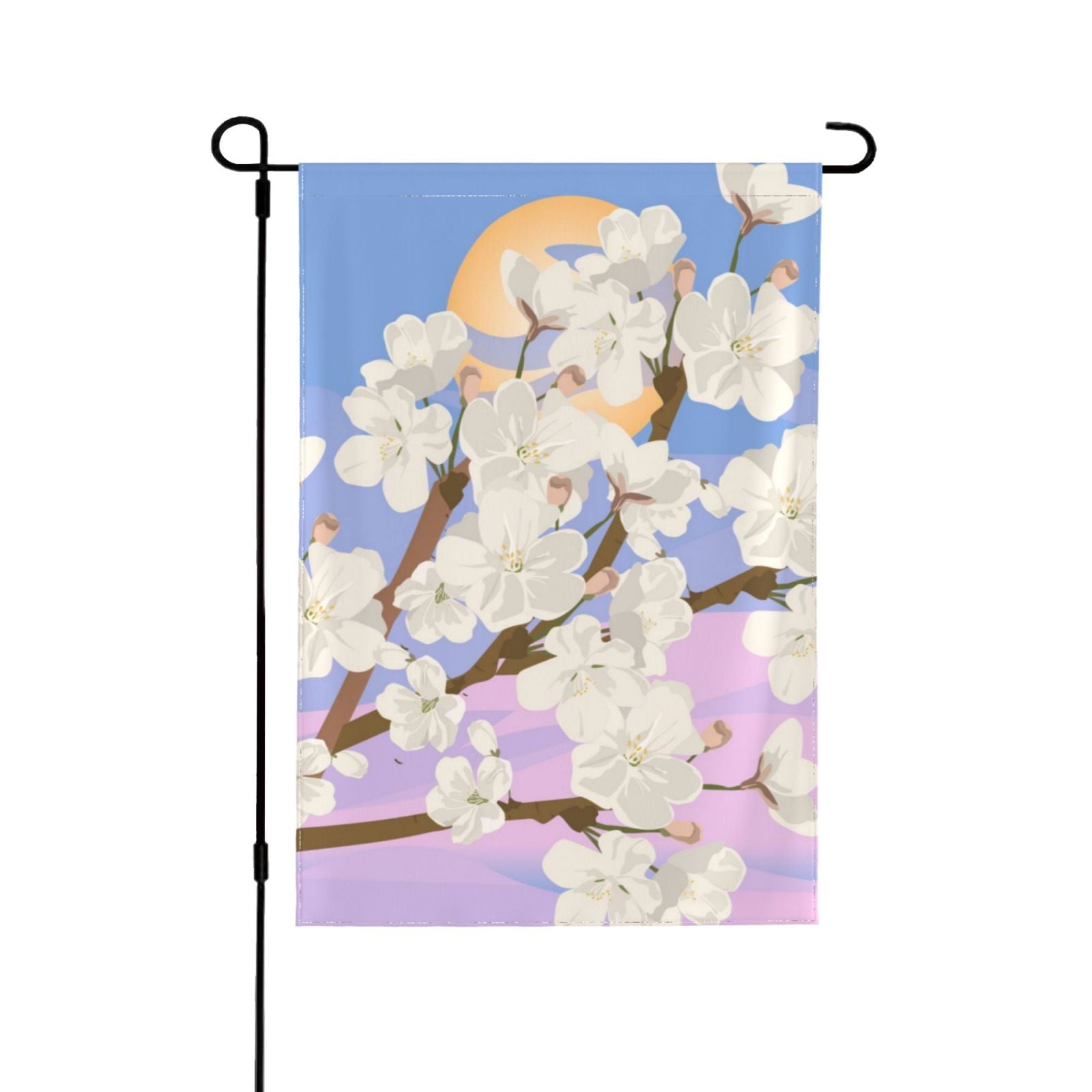 XMXY Cherry Blossoms Spring Garden Flags Double Sided,Farmhouse Holiday ...