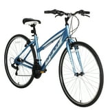 Hyper Bicycles 700c Ladies Spin Fit Hybrid Bike for Adults, Teal and ...