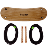 Swurfer The Original Stand Up Surfing Swing, Bamboo Outdoor Swing for ...