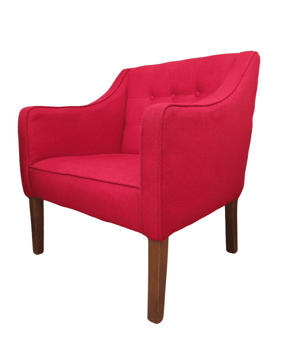 Sillón Individual, Home Sweet Home, Ágata, Color Rojo, Sofá Individual ...
