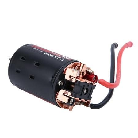 Brushed Motor, Black And Red Compact Excellent 550 Motor For 1/10 RC ...