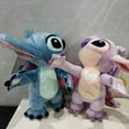 PAPRING Lilo Toy 7 inch Stitch Angel Couple, Disney Plush Huggable Toys ...