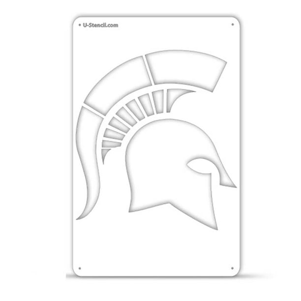 Michigan State Spartans Primary Logo Tailgater Stencil - Walmart.com ...