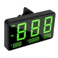 Universal GPS Speedometer Car HUD Display with Green Light Warning for ...
