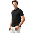 Cadmus Moisture Wicking Polo Shirts for Men Slim-Fit Short Sleeve ...
