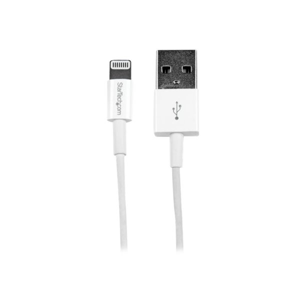 StarTech.com 3 ' / 1m USB Lightning Cable for iPhone iPod iPad - White ...