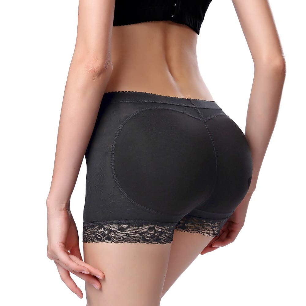 Aunavey Women Butt Lifter Padded Lace Shapewear Butt Enhancer Control
