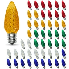 24-Pack Outdoor S14 Colored LED String Light Bulbs, E26 1W ...