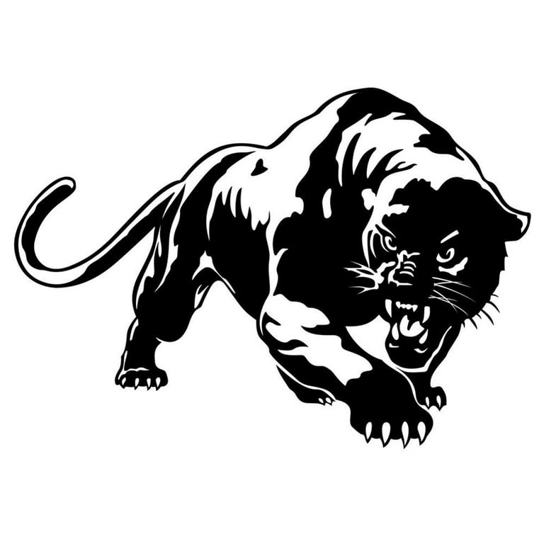Black panther sticker for car store