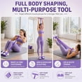 4-Tube Pedal Ankle Puller, Comfortable Handles for Full-Body Workout ...