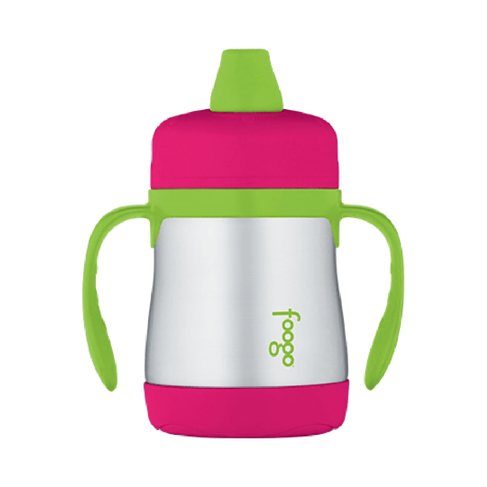 THERMOS FOOGO 7OZ SIPPY CUP W/ HANDLES WATERMELON/GREEN - Walmart.com