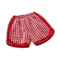 Antinious Boys Girls Plaid Solid Drawstring Loose Casual Daily Shorts ...